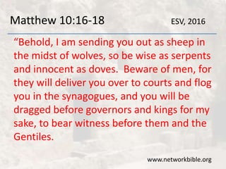 The_Chronological_Life_of_Christ_part_60b_Fear_Not | PPTX