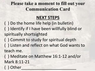 The_Chronological_Life_of_Christ_part_68_Spiritual_Depth | PPTX