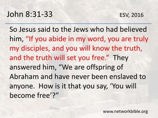 The_Chronological_Life_of_Christ_Part_81_Freedom_in_Christ | PPT