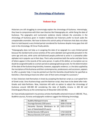 The Chronology of Kushanas in English.pdf