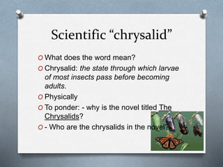 The chrysalids intro | PPTX
