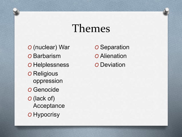 The chrysalids intro | PPT