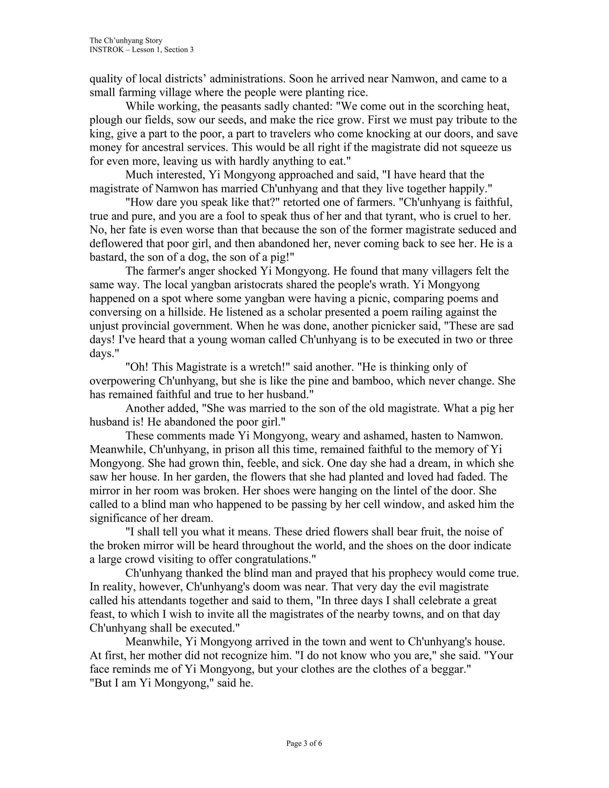 The chungyang story | PDF