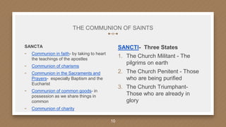 The church as a communion of saints | PPTX