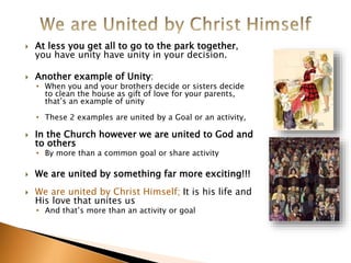 The church as one | PPTX