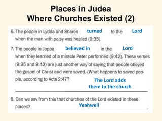 The churches in judea | PPTX