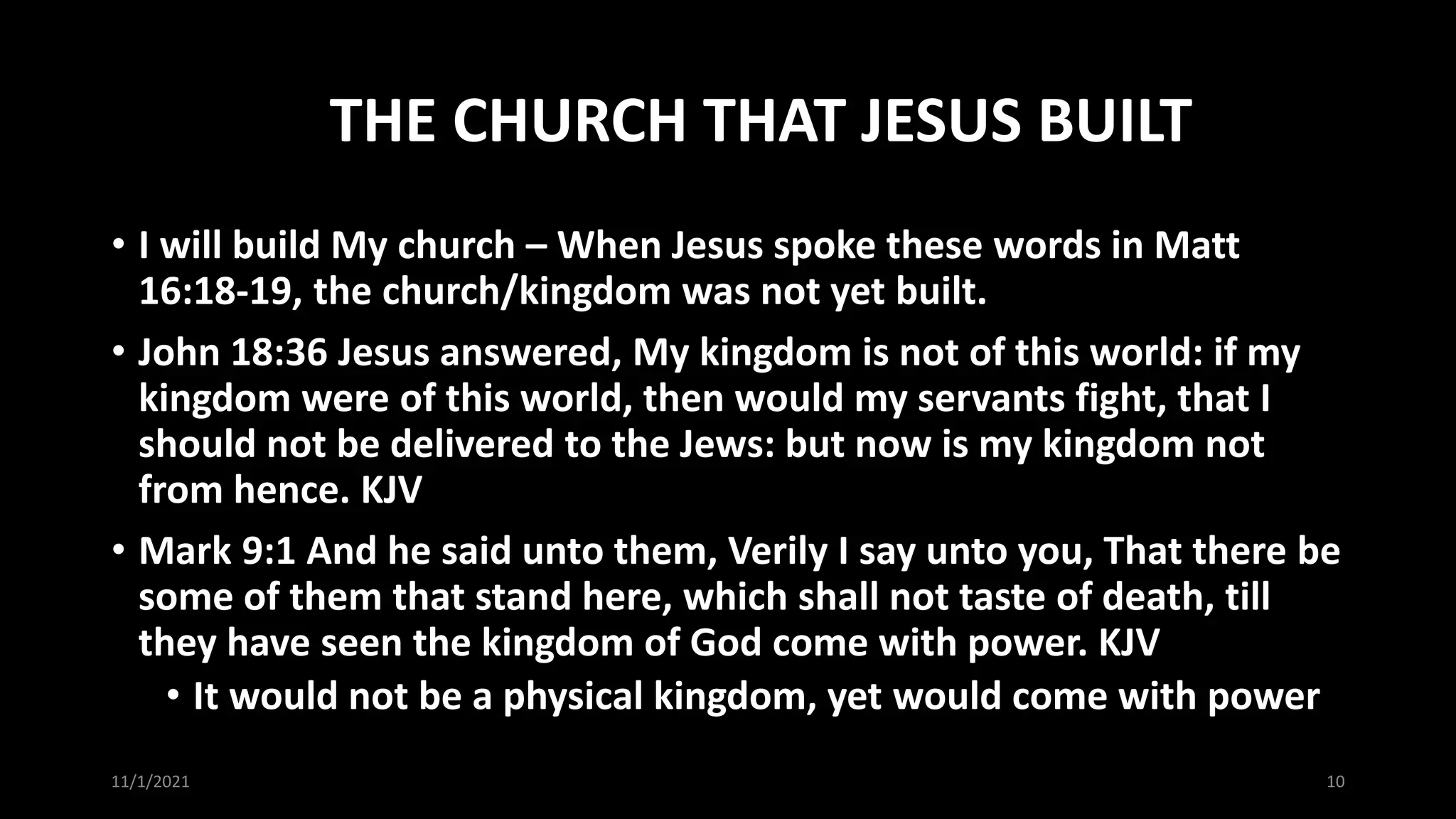 The Church Jesus Built revised | PPTX