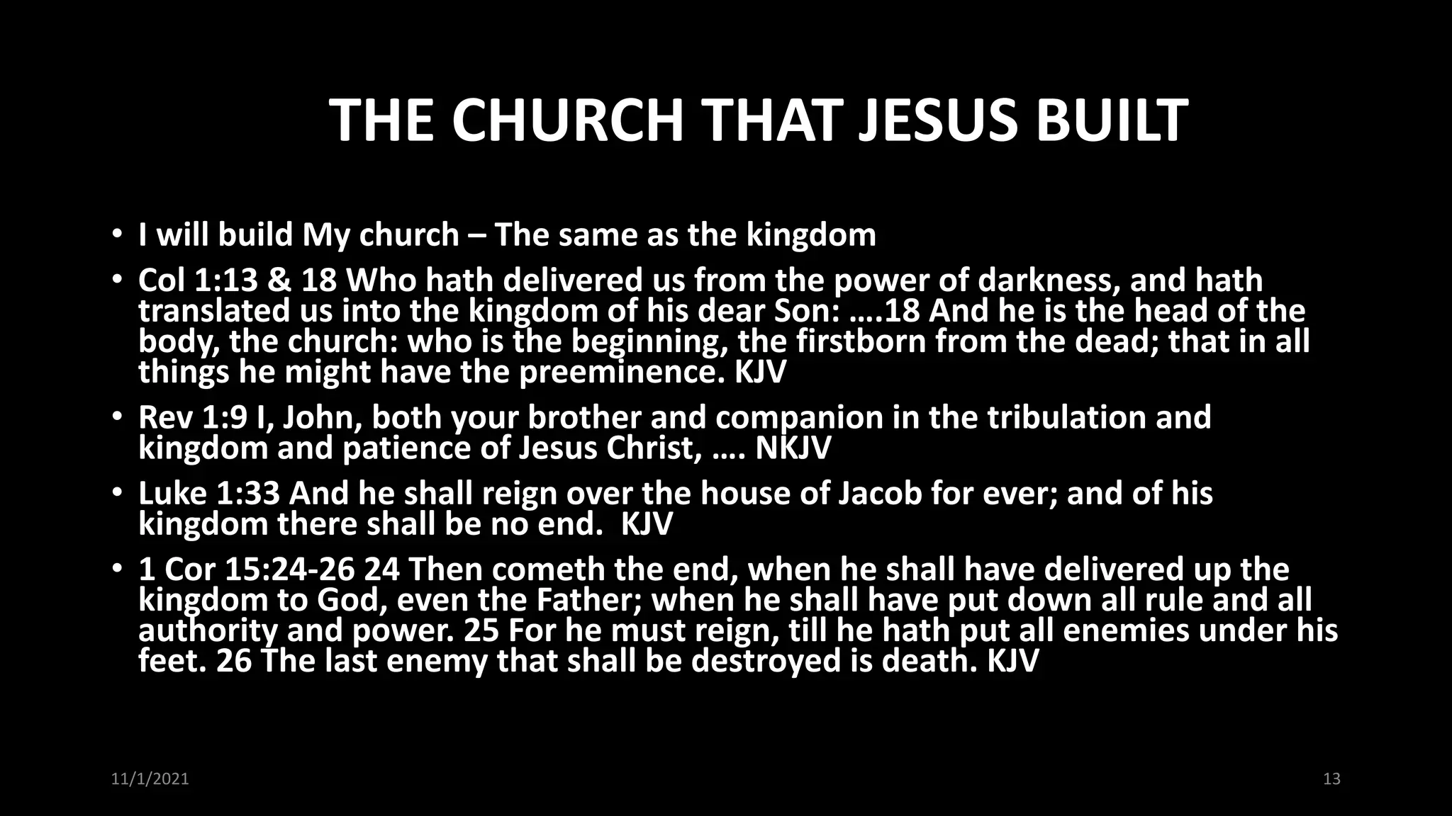 The Church Jesus Built revised | PPTX
