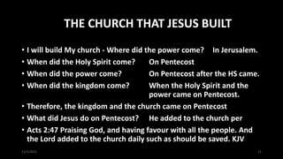 The Church Jesus Built revised | PPTX