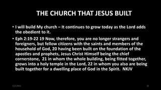 The Church Jesus Built revised | PPT