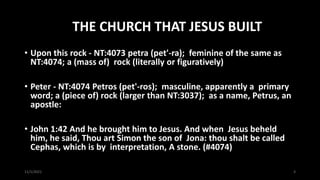 The Church Jesus Built revised | PPTX