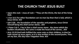 The Church Jesus Built revised | PPTX