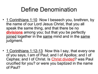 The churches of Christ | PPT