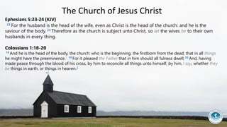 The Church of Jesus Christ - Chapter 1 - The State of The Church | PDF