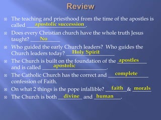 The Church Rules Chapter 26 teachings of the church .pptx