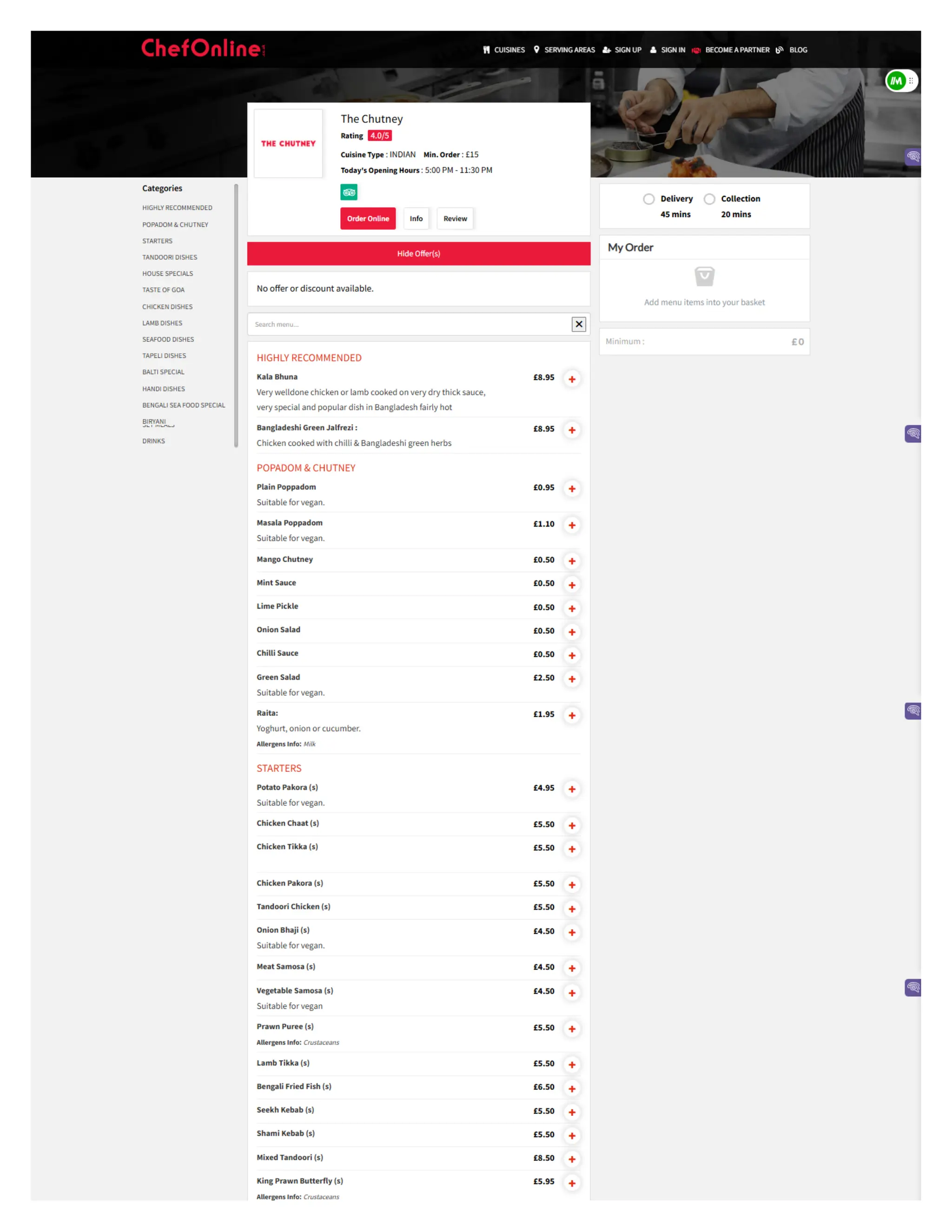 The Chutney Indian Takeaway Food Menu.pdf