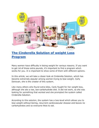 The cinderella solution | PDF