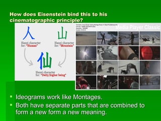 The cinematographic principle and the ideogram | PPT