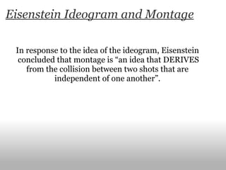 The cinematographic principle_and_the_ideogram | PPT