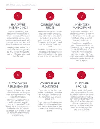 The CIO's Guide to Selecting Software for Retail Franchises | PDF