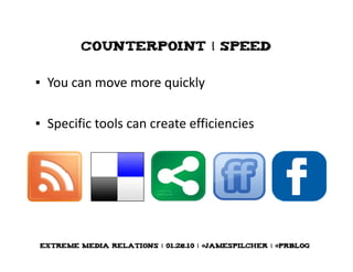 Hack vs. Flack...a social media point/counterpoint | PPT