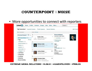 Hack vs. Flack...a social media point/counterpoint | PPT