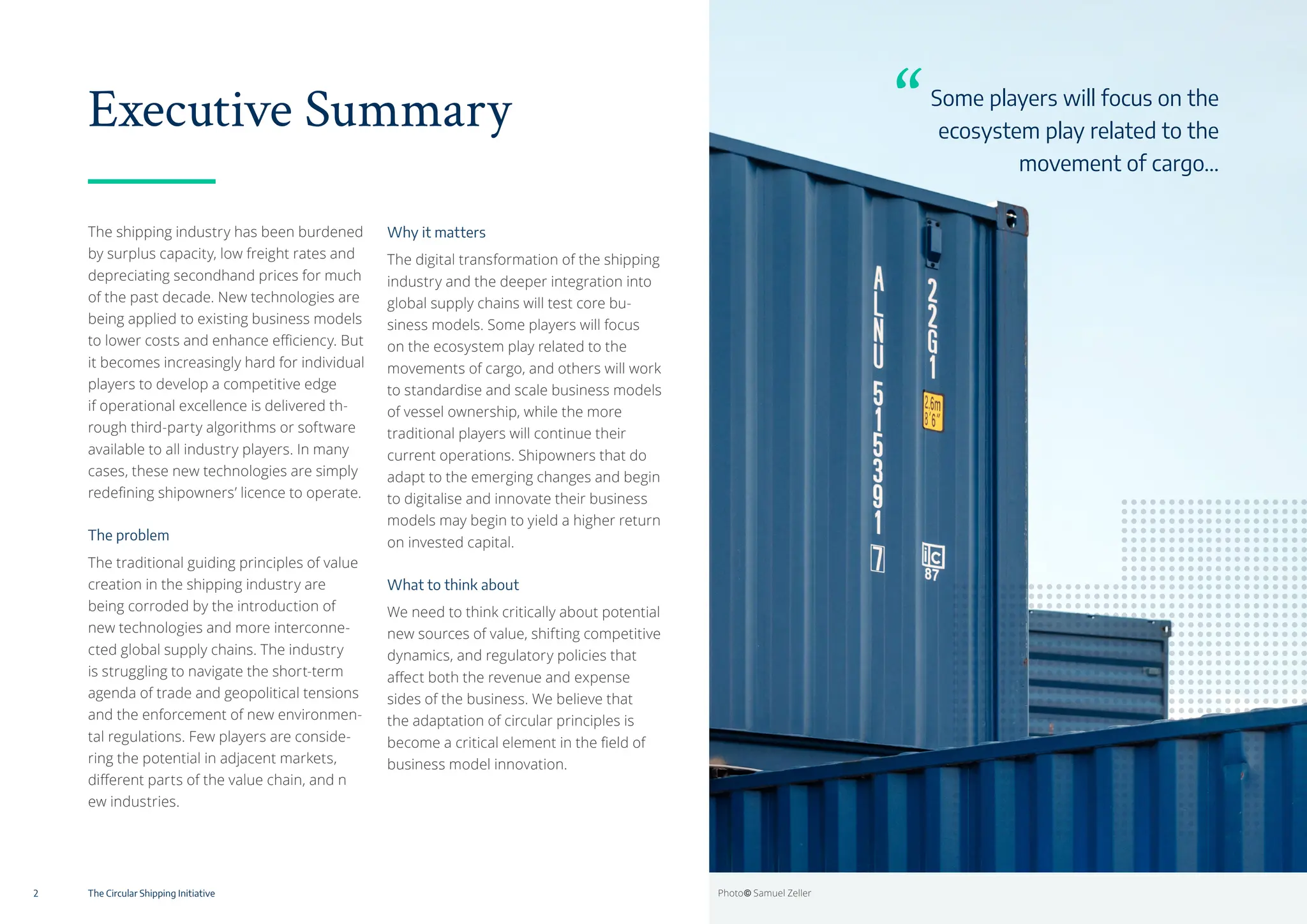THE CIRCULAR SHIPPING INITIATIVE: How the Circular Economy could ...