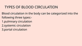 The circulation of blood general anatomy by M.Sundari Singh | PPTX