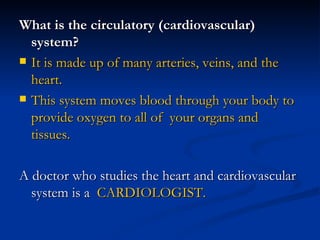 The Circulatory System | PPT