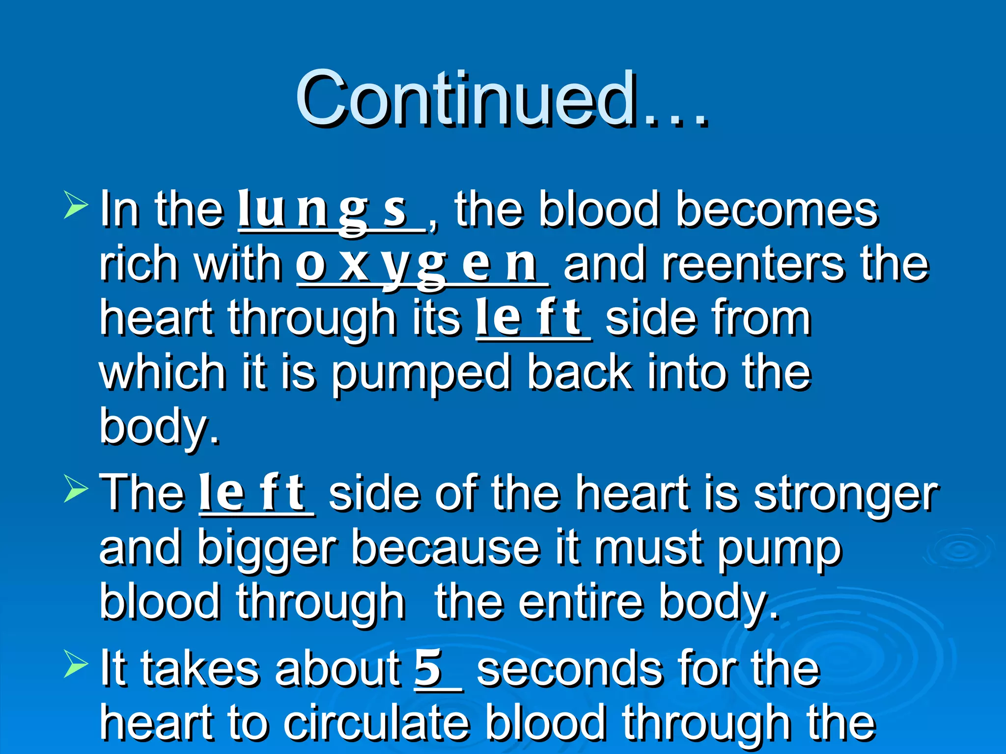 The circulatory system | PPT