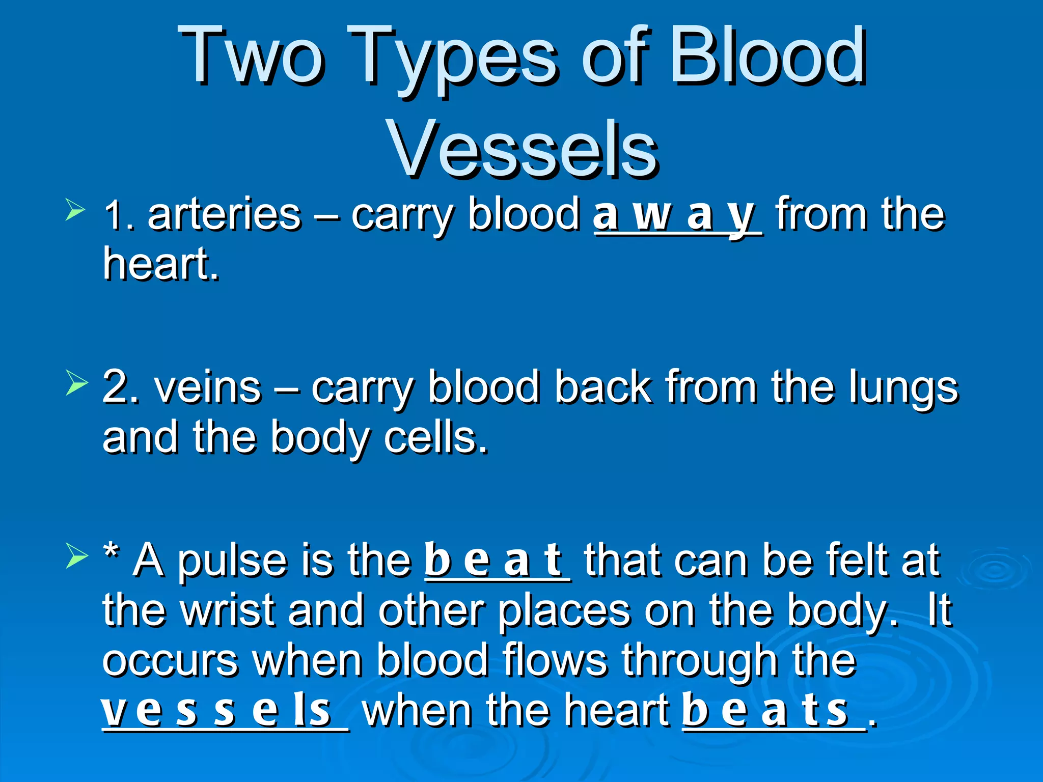 The circulatory system | PPT
