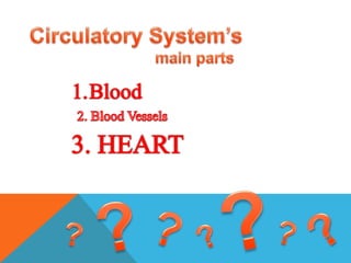 The circulatory system | PPTX