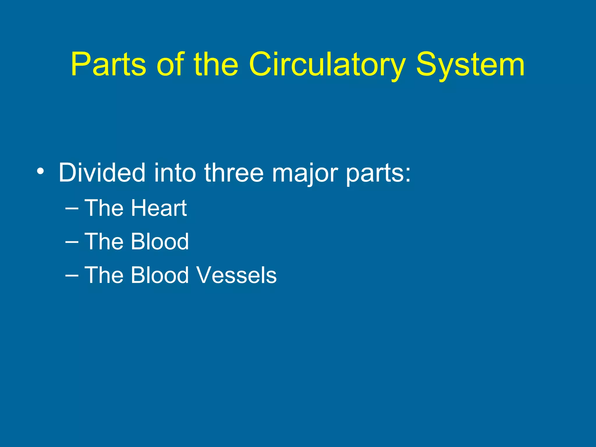 The circulatory system | PPT