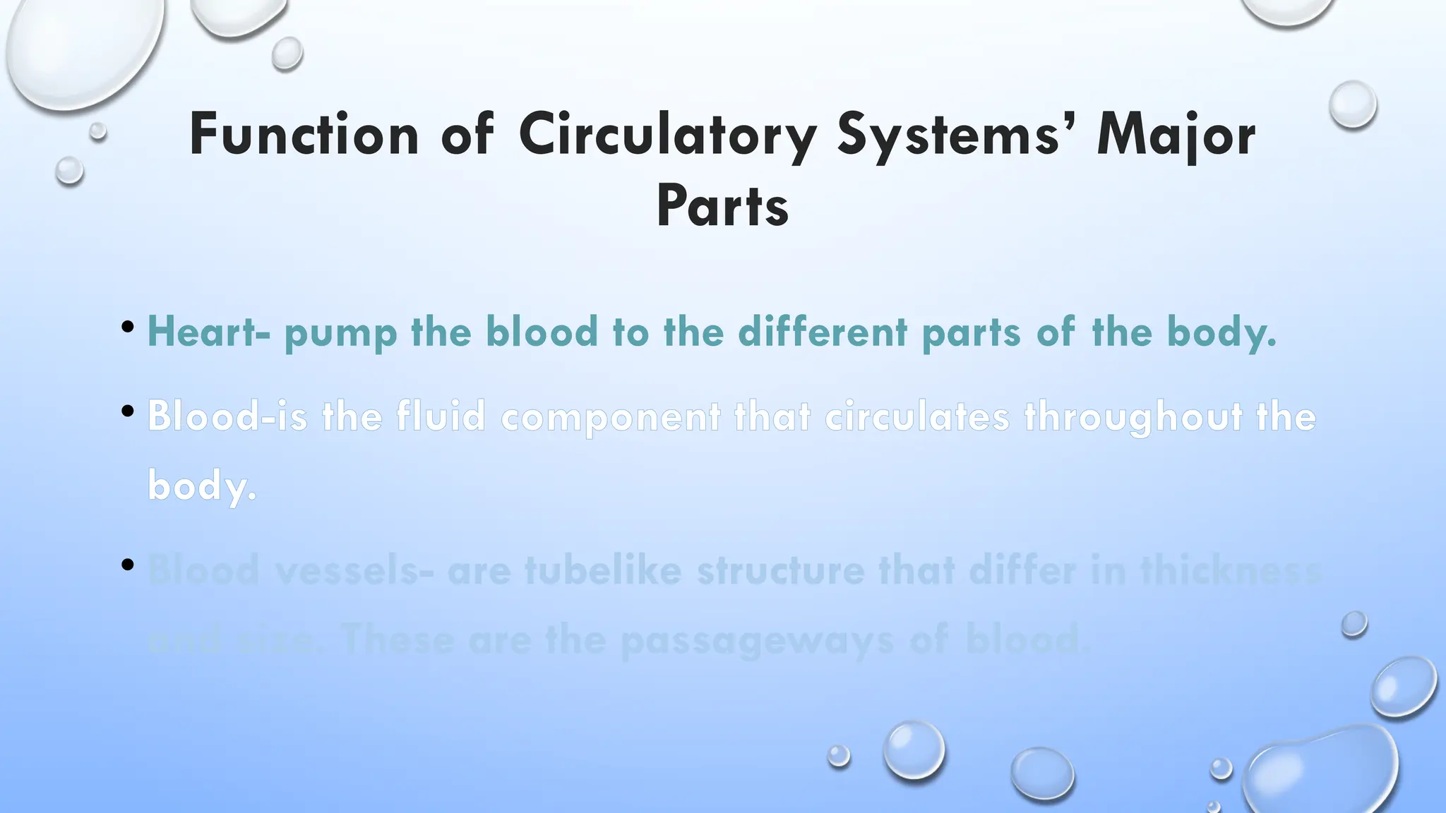 The circulatory system.................... | PPT