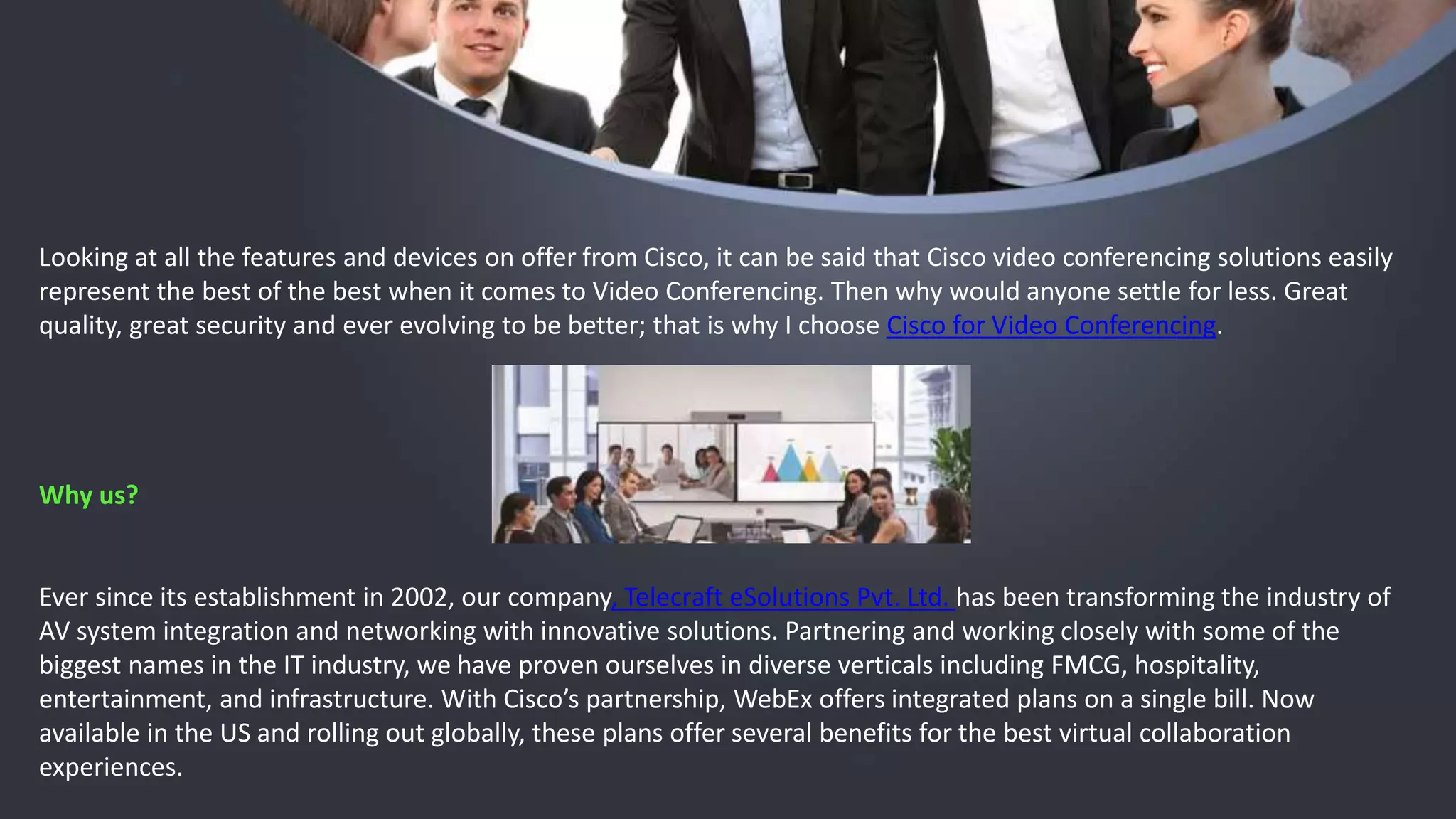 The Cisco VC Experience | PPT