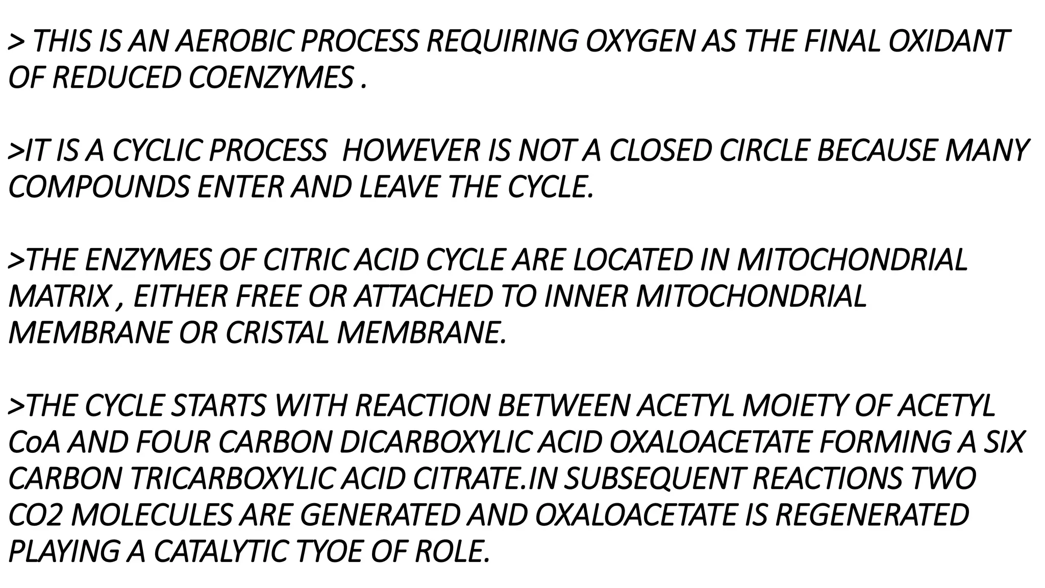 The citric acid cycle | PDF