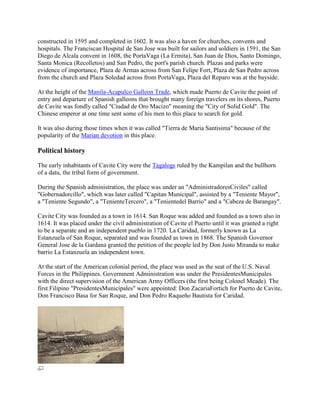 The city of cavite | DOCX