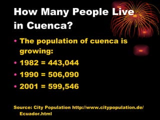 The City Of Cuenca In Ecuador | PPT