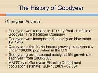 Goodyear, Arizona Information | PPTX