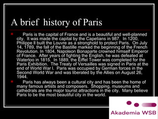 The city of_paris | PPT