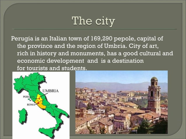 The city of_perugia | PPT