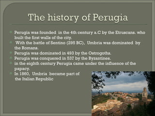 The city of_perugia | PPT