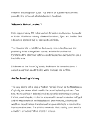 The City of Petra_ An Ancient Civilization hidden under the Sand.pdf