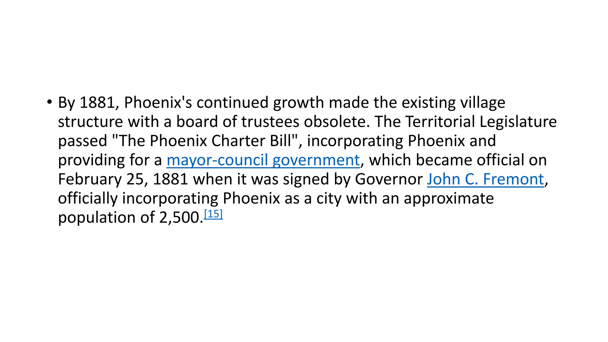 The city of phoenix | PPT