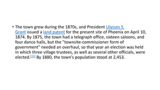 The city of phoenix | PPTX