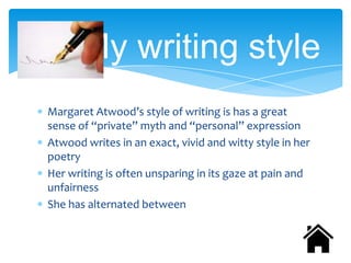 The city planners presentation by margaret atwood 2 | PPT