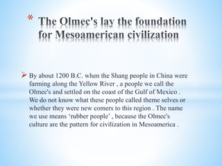 The civilization in america | PPT