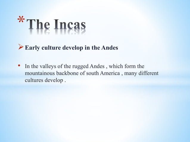 The civilization in america | PPT