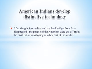 The civilization in america | PPT
