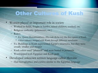 The Civilization of Kush | PPT